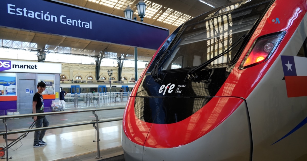 Chile estrena el tren más rápido y moderno de Sudamérica