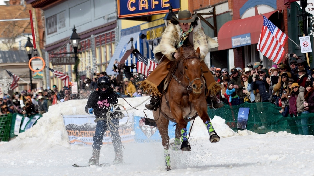 The Wild Winter Sport of Skijoring