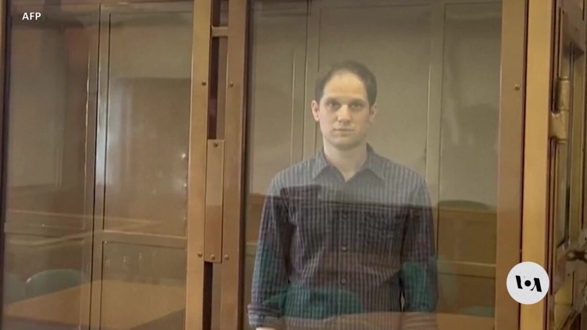 One Year Since Arrest Journalist Gershkovich Remains In Russian Prison