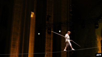 Tightrope Walker Walkin' A Tightrope Sports Illustrated