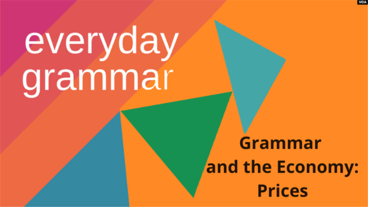 Grammar and the Economy: Prices