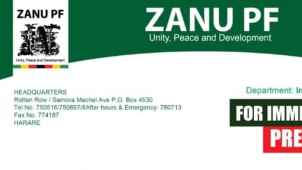 I-ZANU PF Ithi Iyasekela iSouth Africa Kusinqumo Sokukhonona NgeIsrael ...