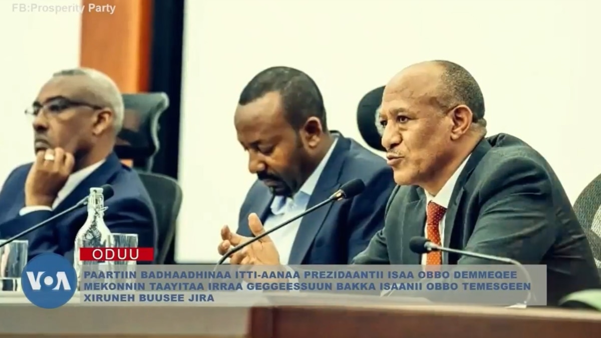 Paartiin Badhaadhiinaa Obbo Demmeqee Mekonnin Geggeessuun Itti Anaa ...