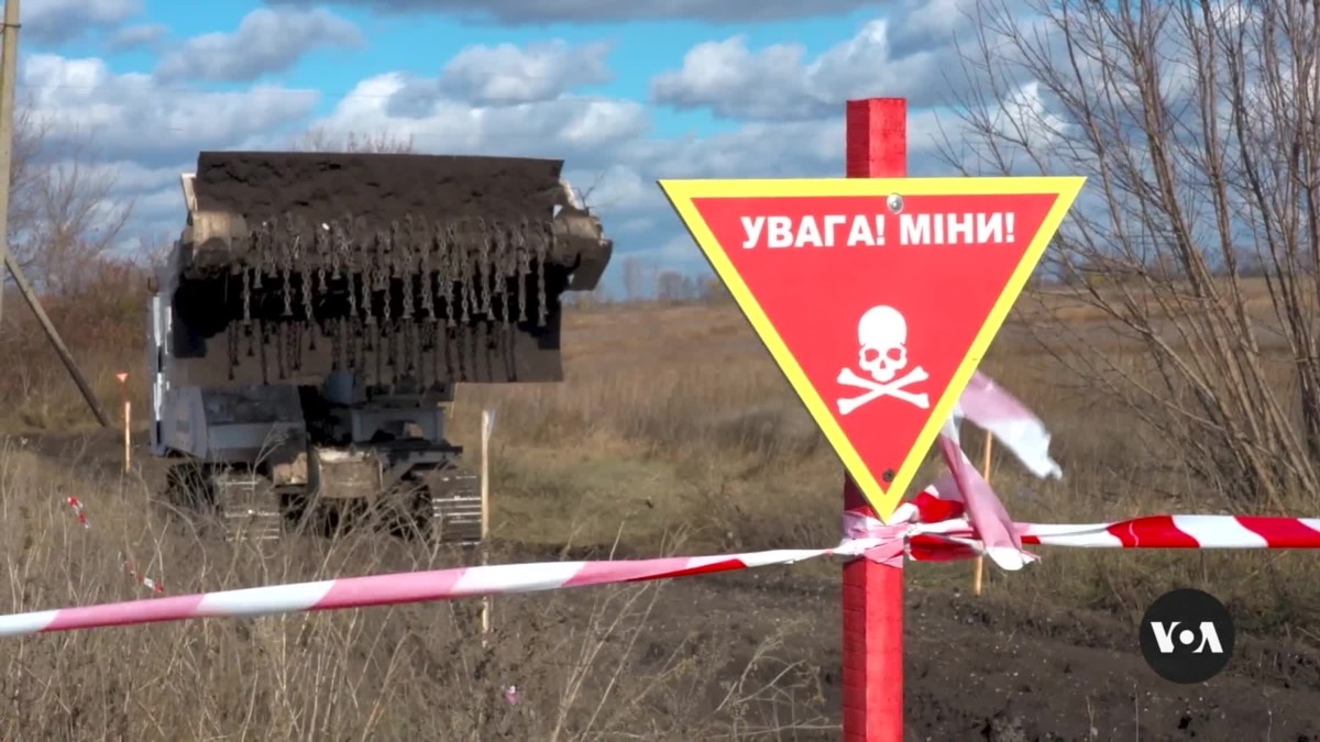 Mine Clearing in Ukraine Could Take Years, Even Decades