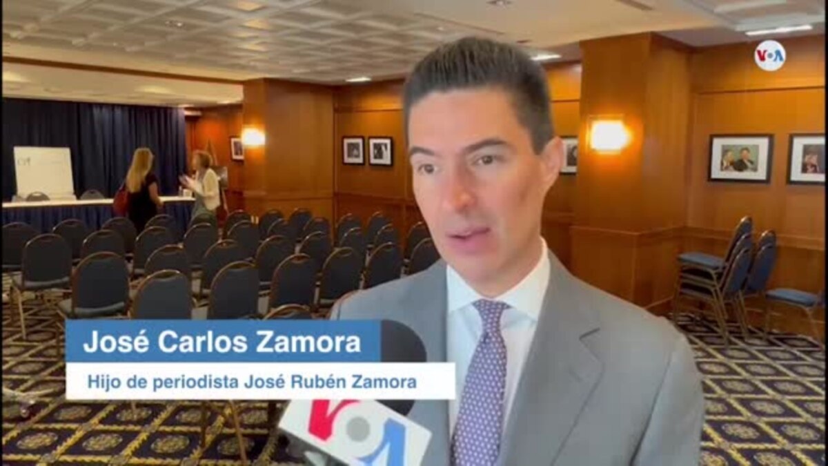 José Carlos Zamora, hijo de periodista José Rubén Zamora