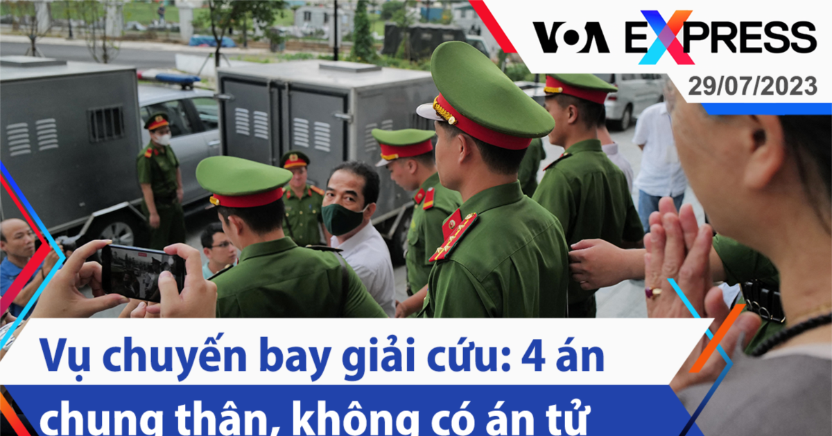 Vụ chuyến bay giải cứu: 4 án chung thân, không có án tử | Truyền hình ...