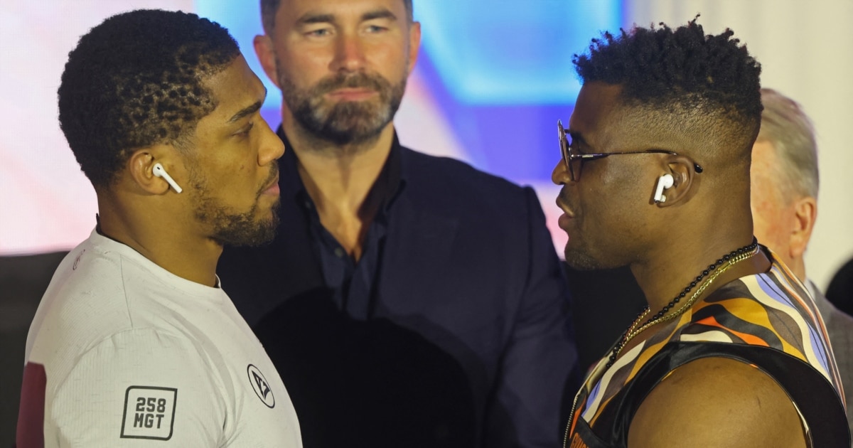 Boxe: Francis Ngannou face au défi Anthony Joshua