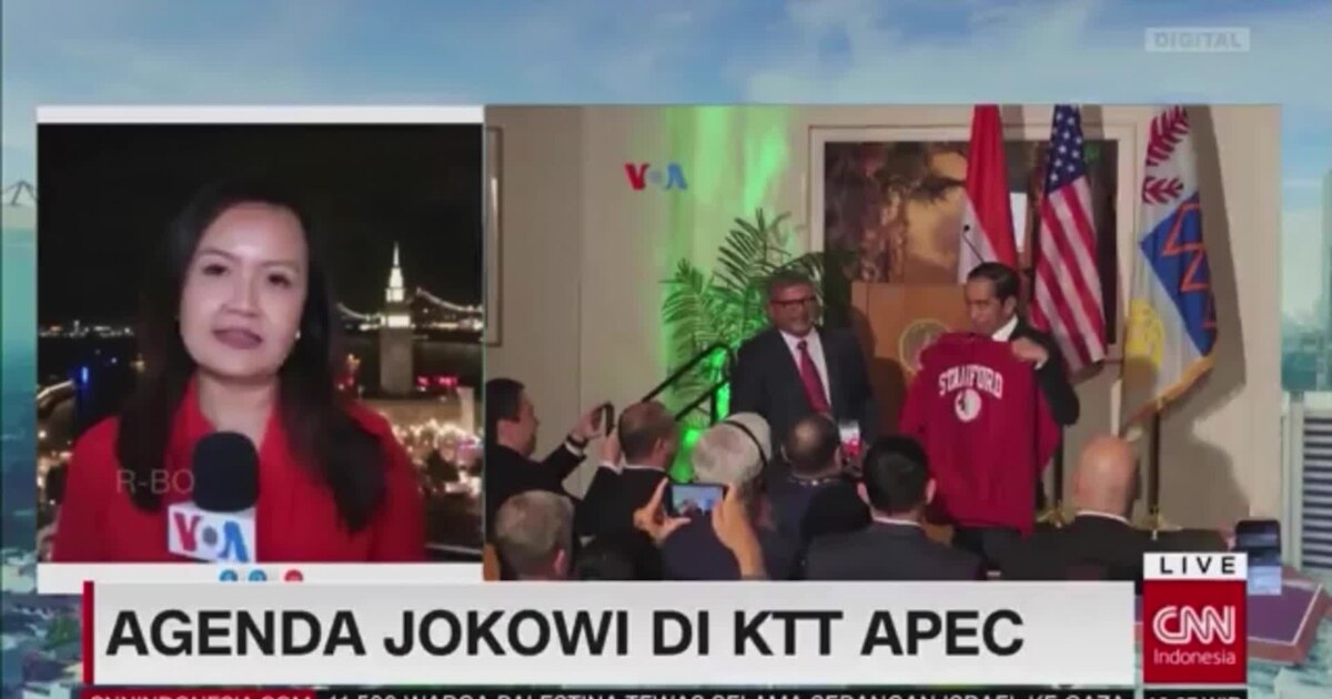 Laporan VOA untuk CNN Indonesia: Jokowi Sodorkan IKN dan Bentuk Kaukus ASEAN di Sela KTT APEC