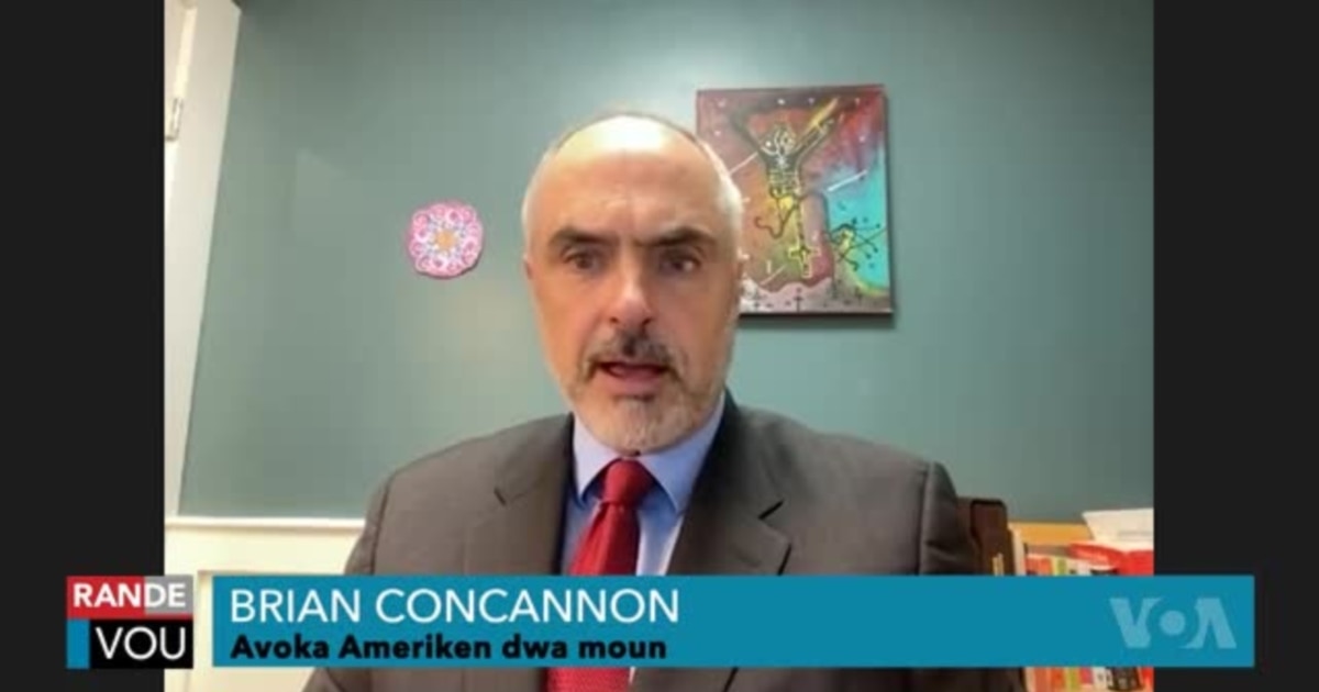 Met Brian Concannon Esplike Enpak Sanksyon Etazini Pran kont Michel ...