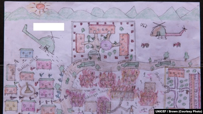 Children in Bangladesh’s Rohingya Camps Draw Scenes of Horror – The ...