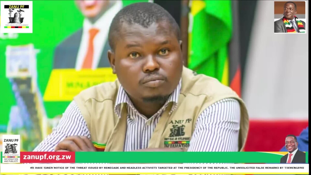 Zanu PF's Tafadzwa Mugwadi Fuming Over Alleged Mnangagwa, Chiwenga ... Zanu PF's Tafadzwa Mugwadi Fuming Over Alleged Mnangagwa, Chiwenga ...