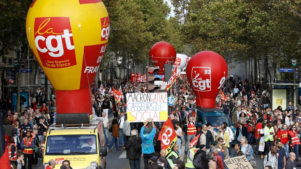 French Protest Labor Changes but Fewer Take to Streets