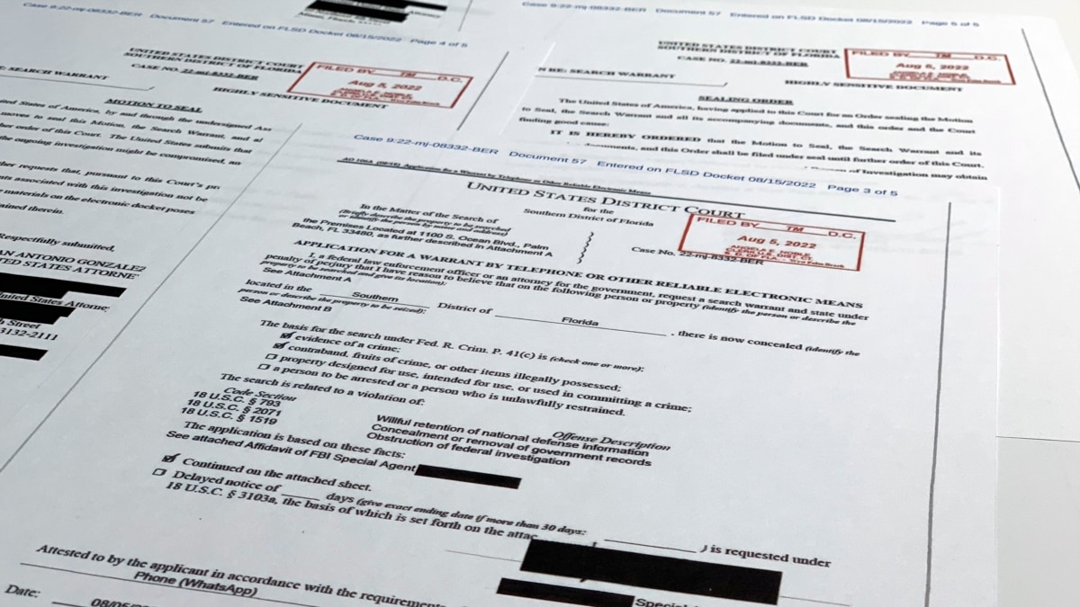 Trump Asks for Special Master to Review Seized Documents