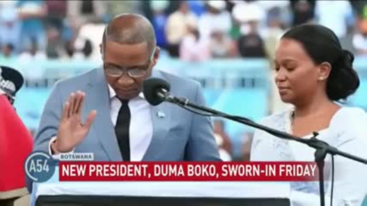 Botswana inaugurates President Duma Boko
