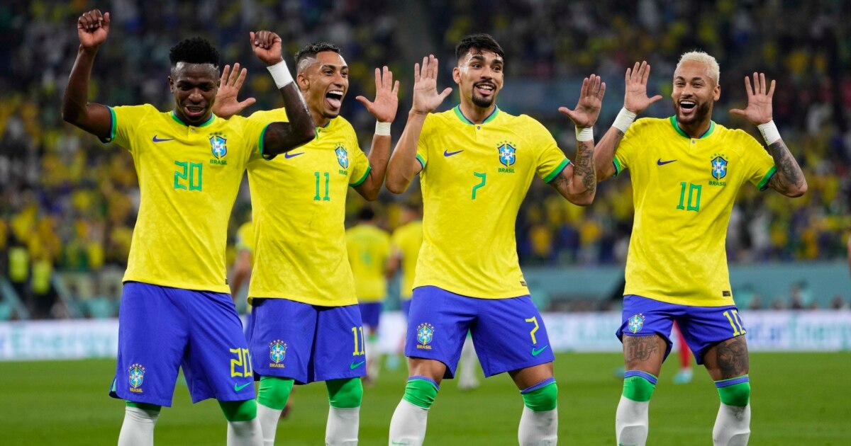 Brezil Kale Kore di Sid 4-1 nan Mondyal Foutbòl Qatar la