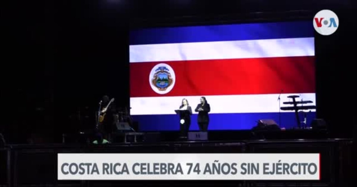 Costa Rica, el país que lleva 74 años sin ejército