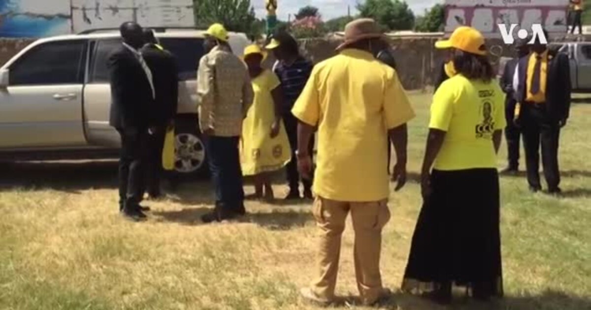 Chamisa Arriving At CCC Rally