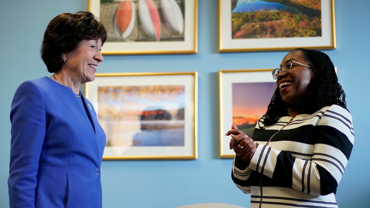 Republican Sen. Collins Says She'll Back Jackson for Supreme Court