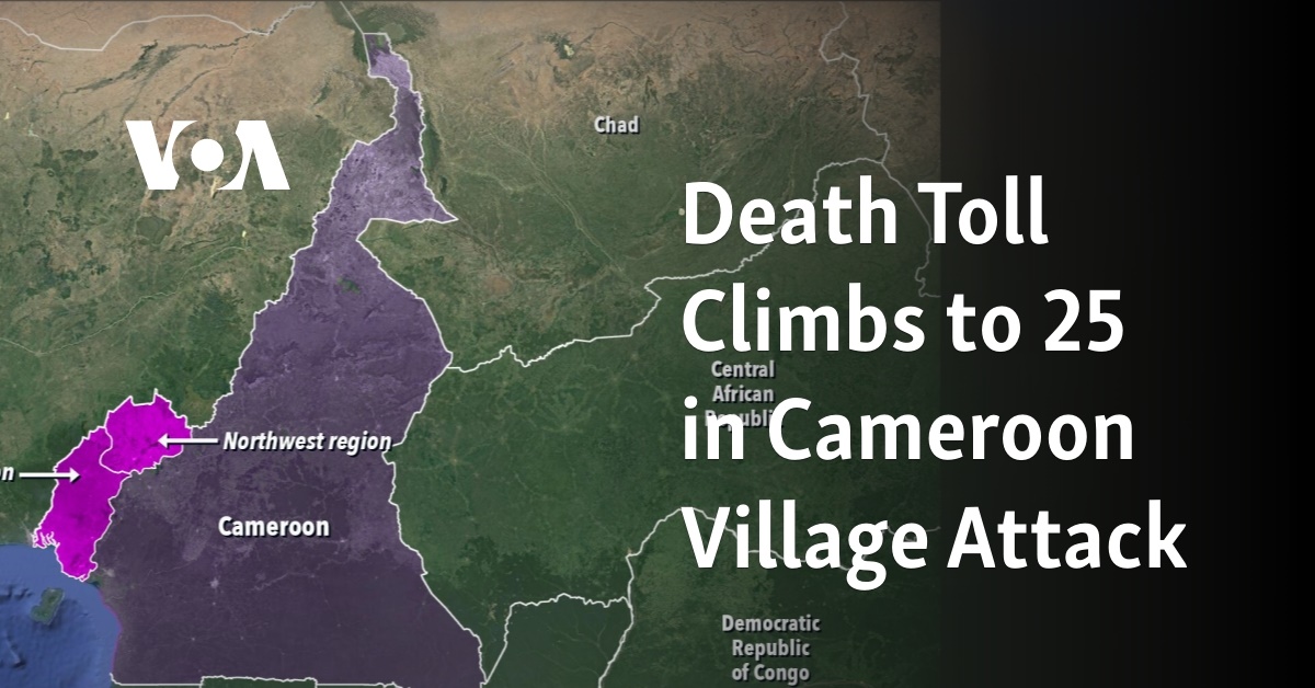 Death Toll Climbs to 25 in Cameroon Village Attack