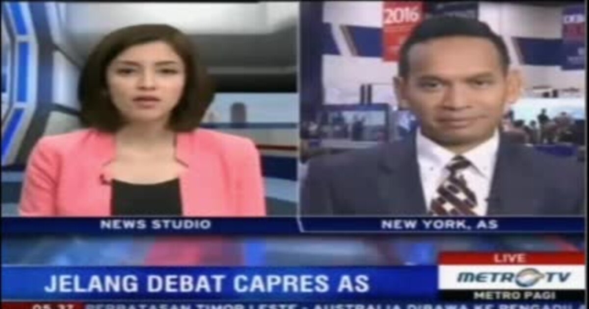 Laporan Langsung VOA untuk MetroTV: Debat Presidensial AS Pertama