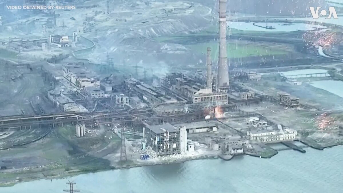 Rain of Fire Hits Ukrainian Steel Plant