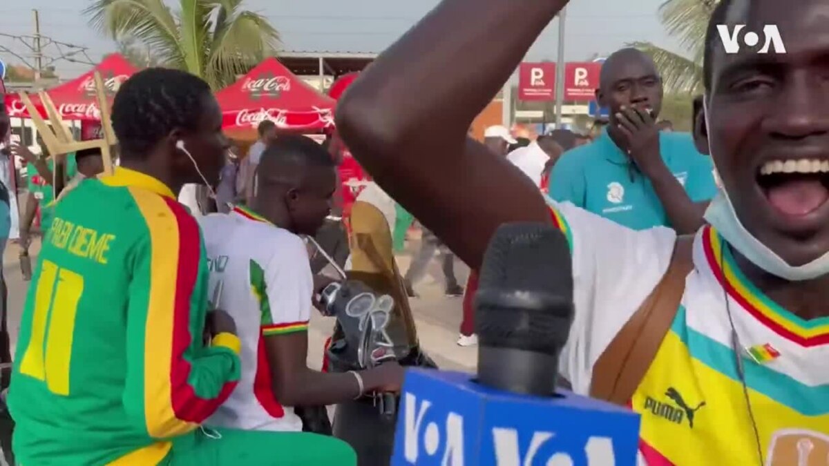 Senegal Fans Celebrate in the Streets of Dakar