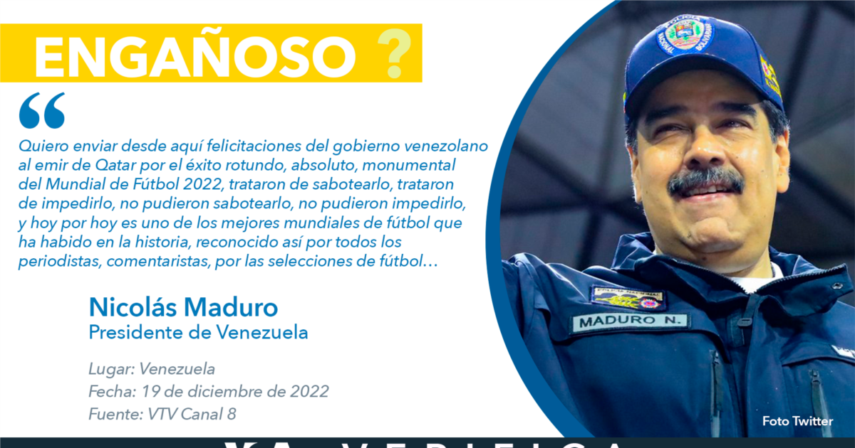 El Mundial de Qatar, ¿un éxito "rotundo" y "absoluto" como dijo Nicolás ...