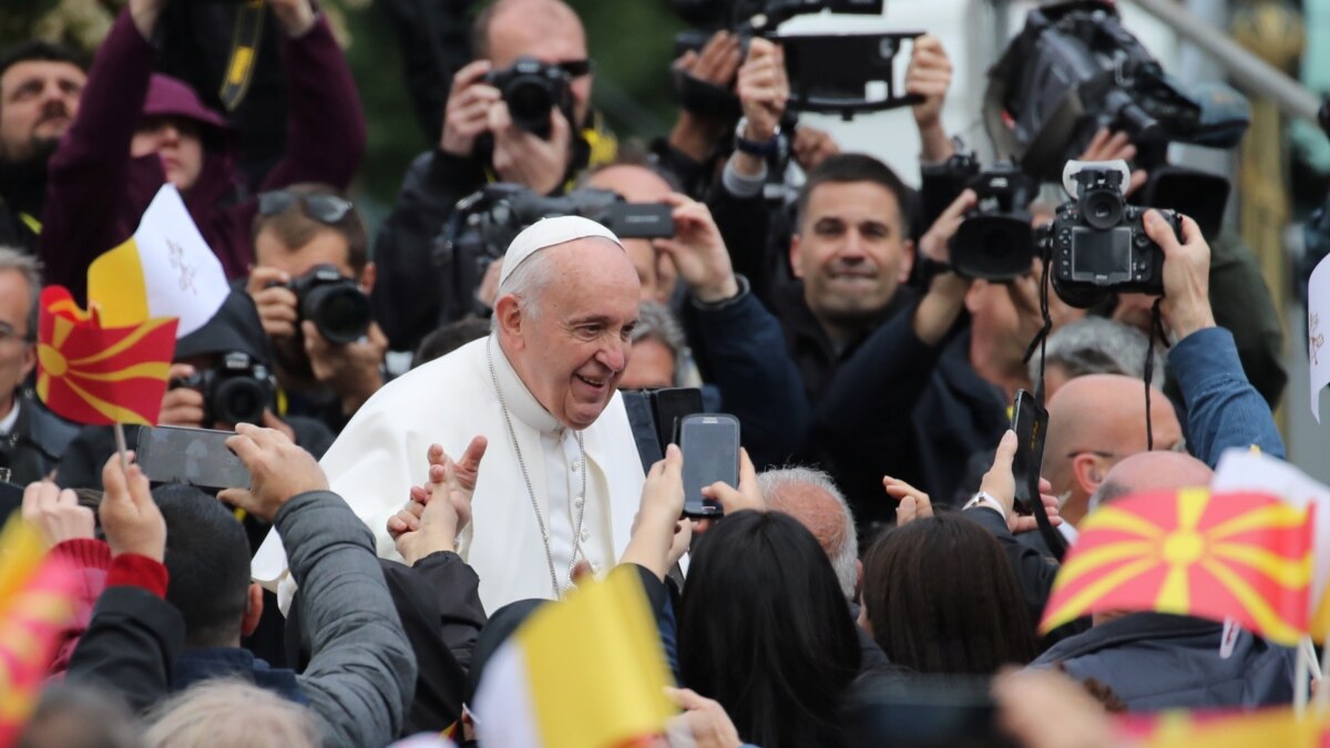 Pope: North Macedonia Proof of Peaceful Coexistence Amid Diversity