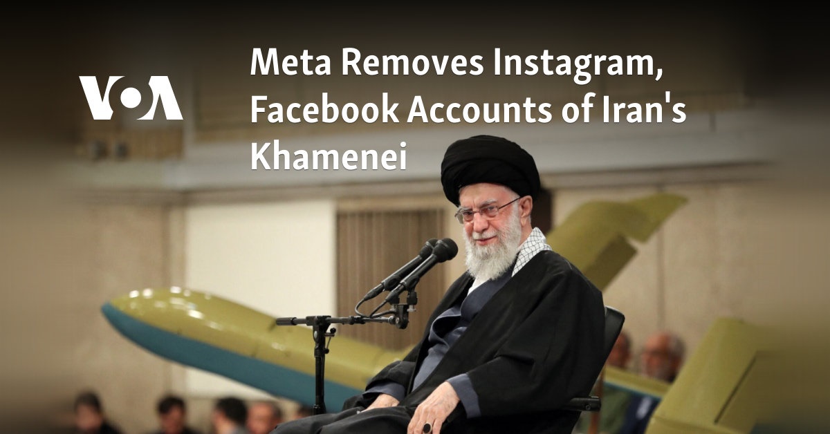 Meta Removes Instagram, Facebook Accounts of Iran's Khamenei