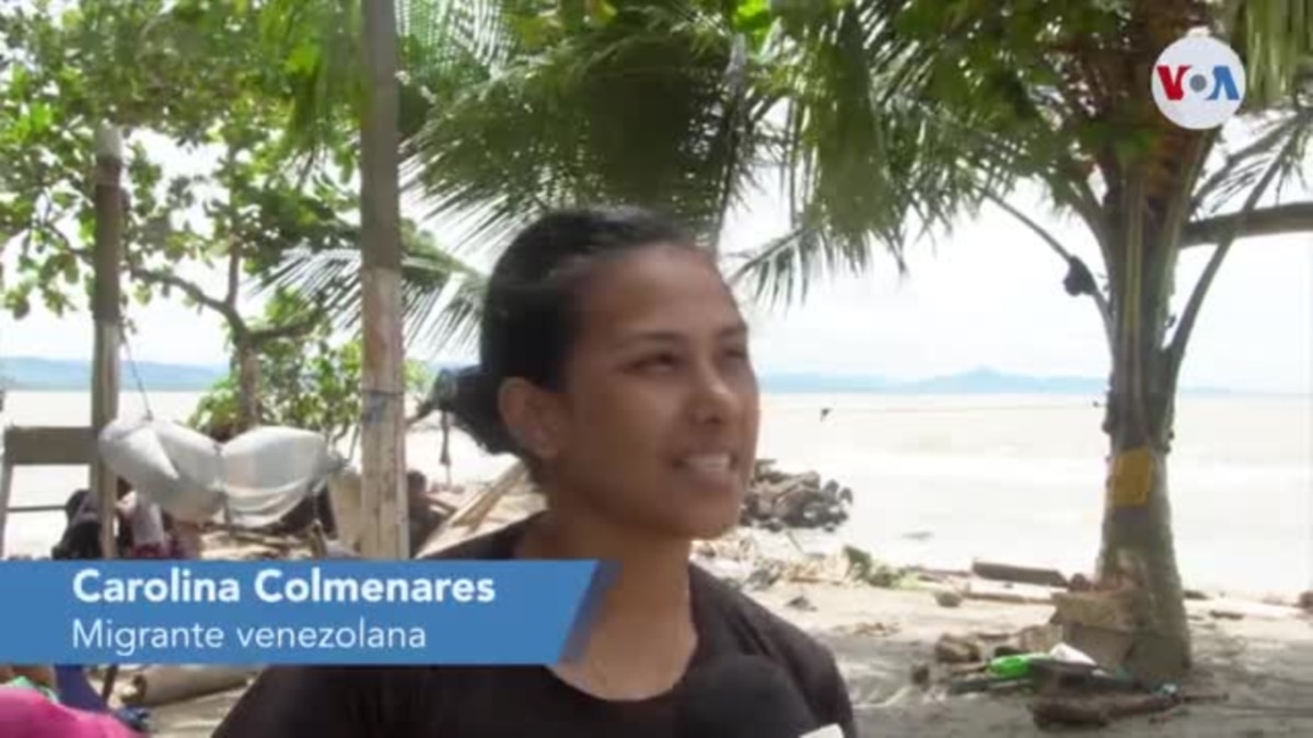 Carolina Colmenares, migrante venezolana