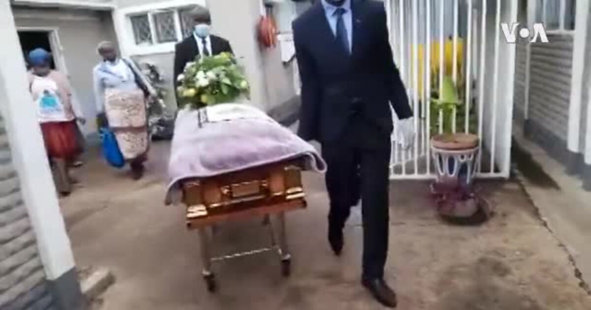 Mourners Viewing Elvis Nyathi's Remains at Funeral Parlor