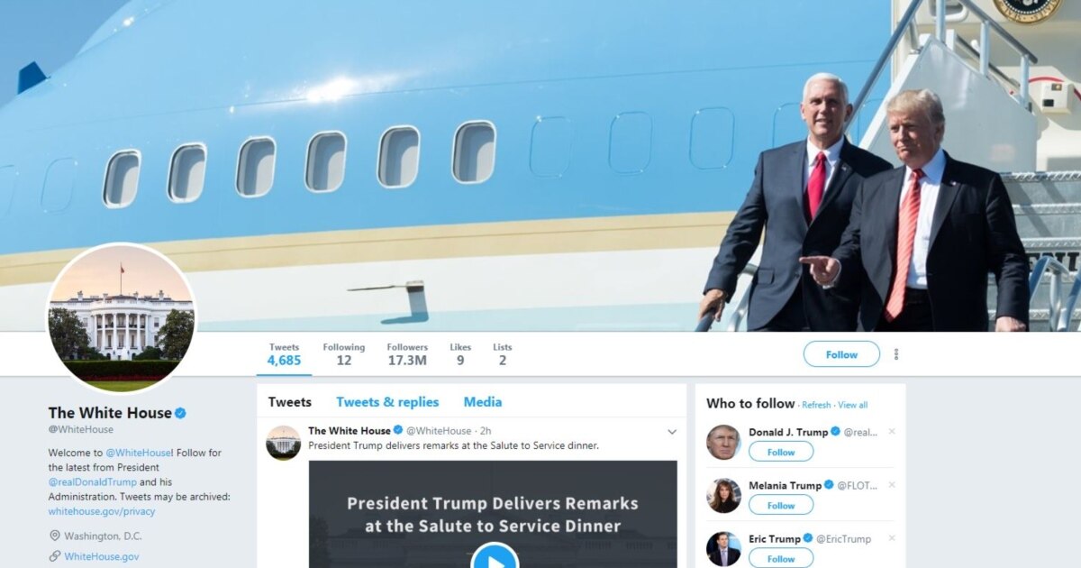 White House Uses Twitter Account to Push Back at Democrats