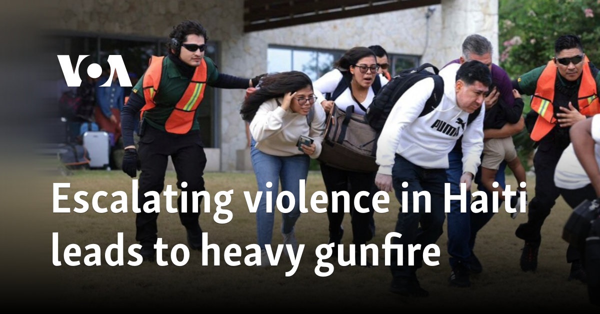 Escalating violence in Haiti leads to heavy gunfire