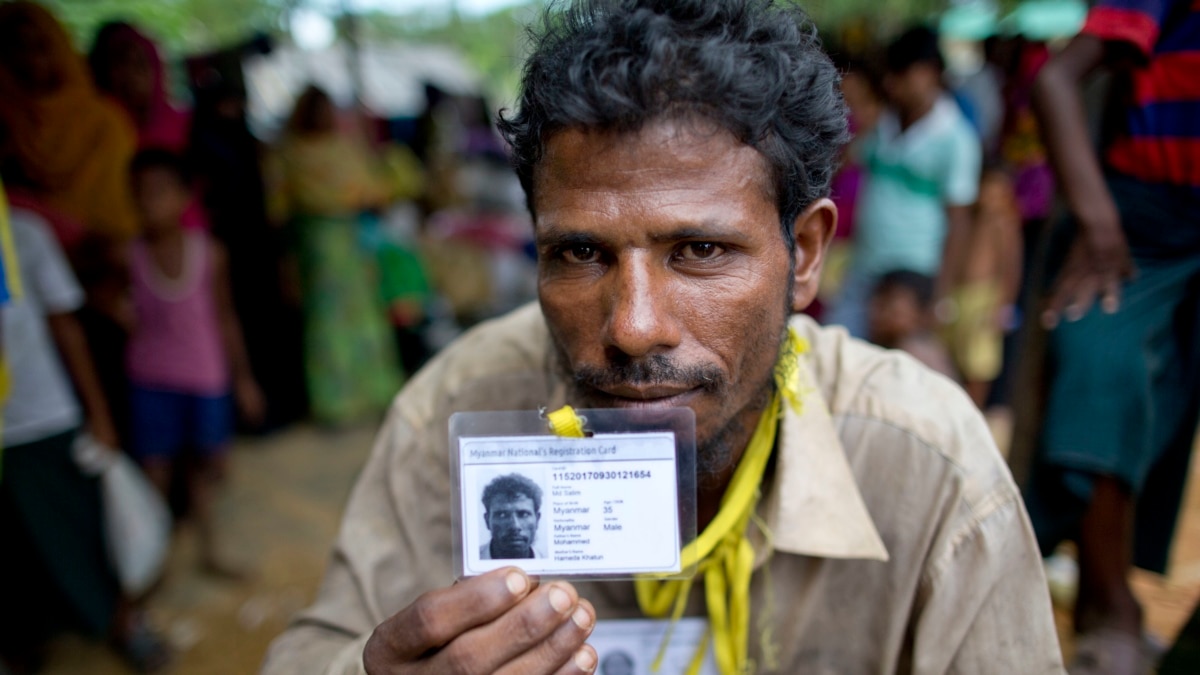 Unrecognized at Home, Rohingya Refugee Receives 1st ID Card