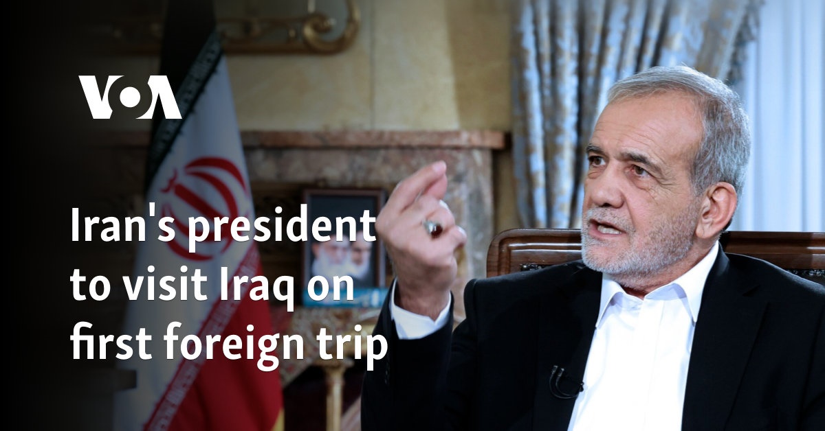 Iran's president to visit Iraq on first foreign trip