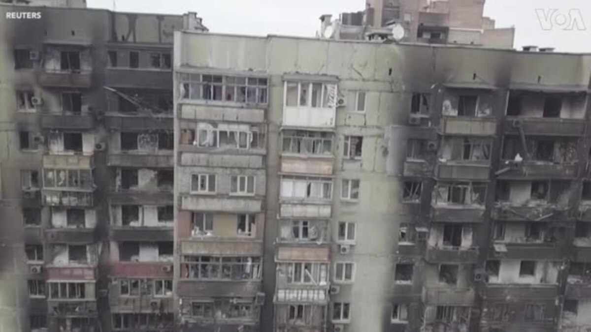 Drone Shows Devastation in Ukraine’s Mariupol