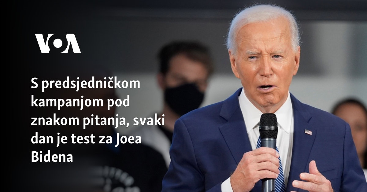 S predsjedničkom kampanjom pod znakom pitanja, svaki dan je test za ...