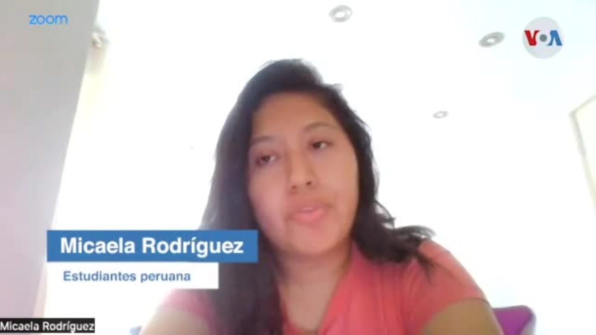 Micaela Rodríguez Guillén, estudiante peruana