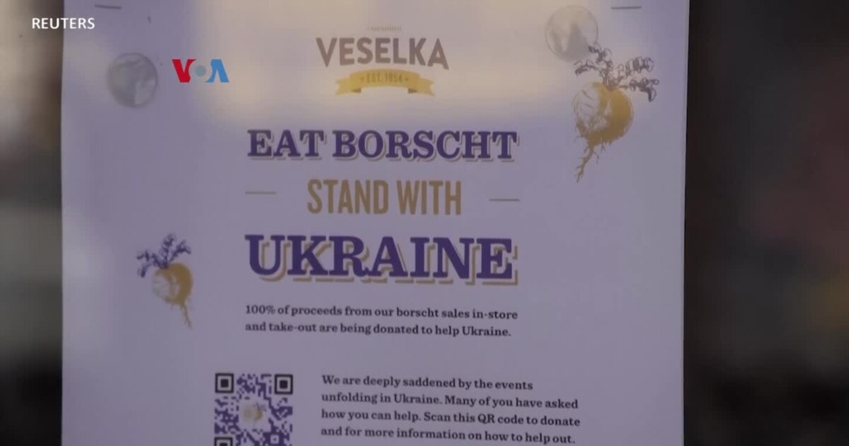 Berbagai Cara Donasi: Makan 'Borscht' Ukraina hingga Beli Lego Zelenskyy