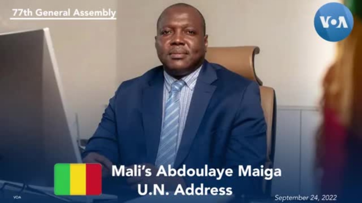 Mali’s Maiga Addresses 77th UNGA