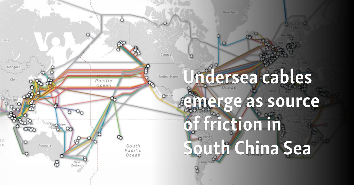 Undersea cables emerge as source of friction in South China Sea