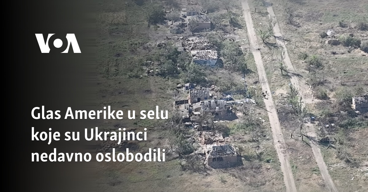 Glas Amerike u selu koje su Ukrajinci nedavno oslobodili