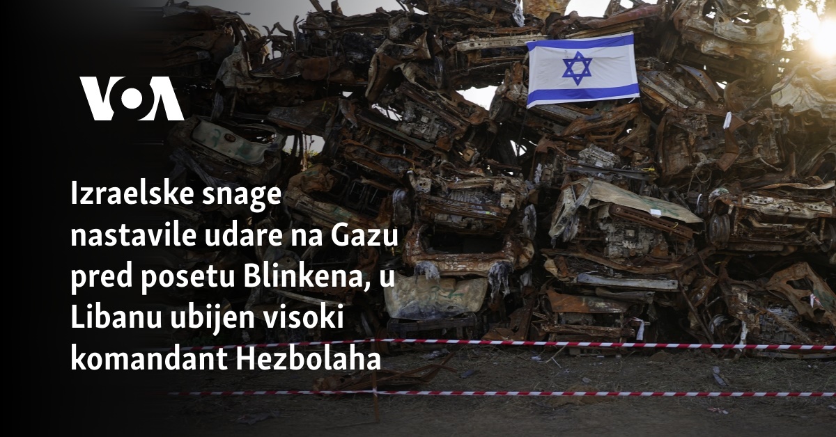 Ubijen komandant Hezbolaha u Libanu, izraelska vojska nastavila udare na Gazu