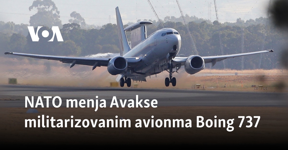 NATO menja zastarelu flotu AVAKS aviona militarizovanim letelicama ...