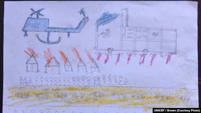 Children in Bangladesh’s Rohingya Camps Draw Scenes of Horror – The ...