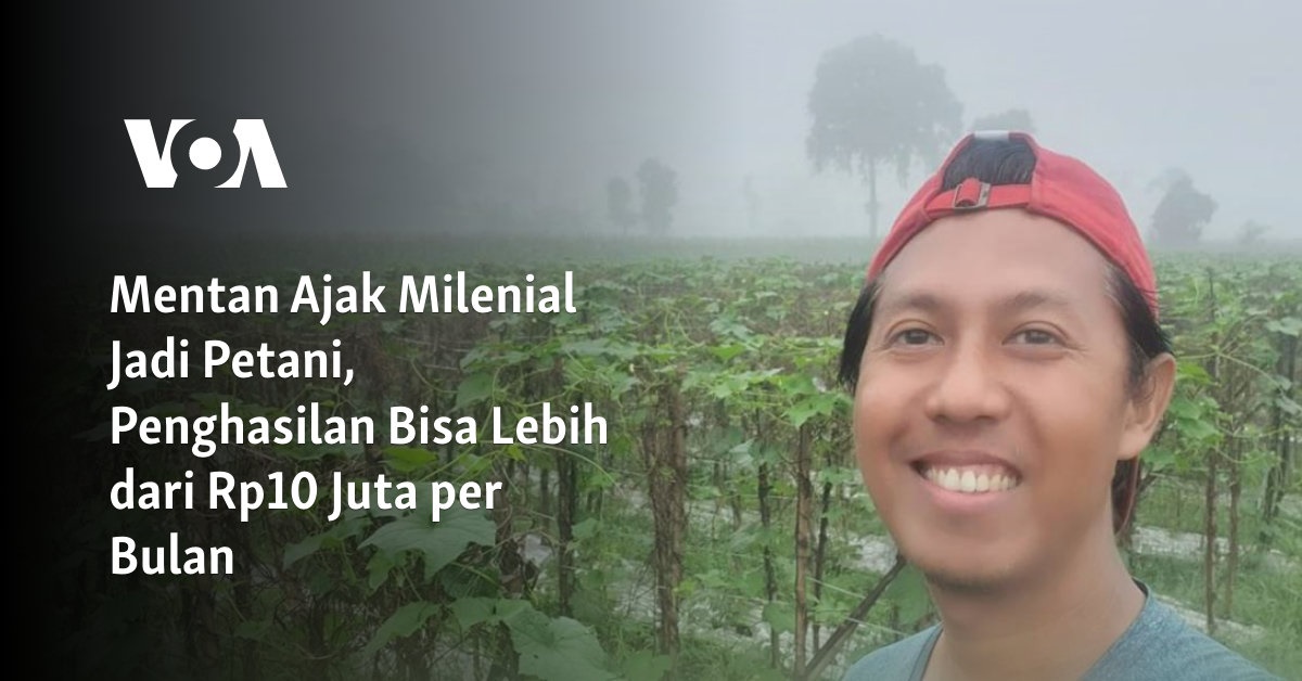 Mentan Ajak Milenial Jadi Petani, Penghasilan Bisa Lebih dari Rp10 Juta per Bulan
