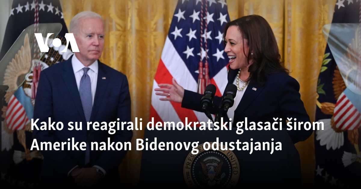 Kako su reagirali demokratski glasači širom Amerike nakon Bidenovog ...