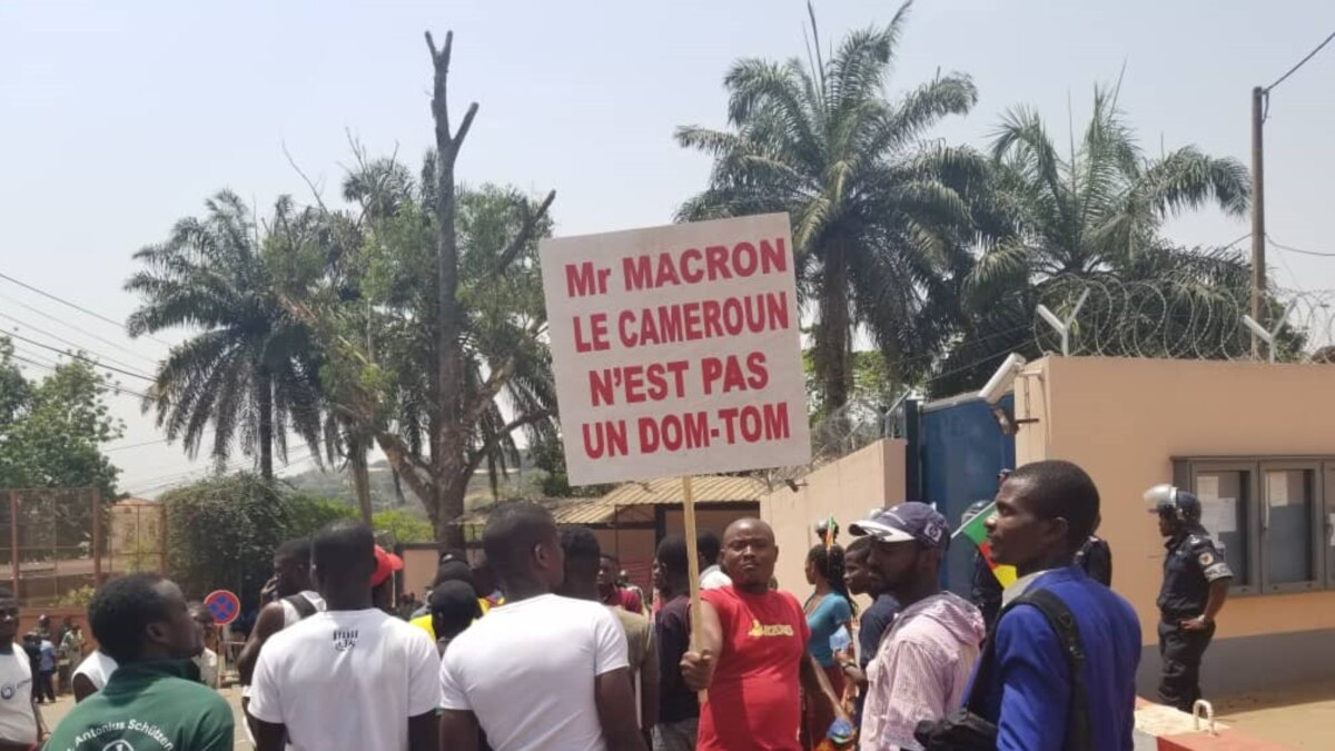 Cameroon Protests French President's Criticism of Anglophone Rights Abuses