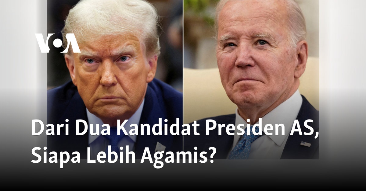 Dari Dua Kandidat Presiden AS, Siapa Lebih Agamis?
