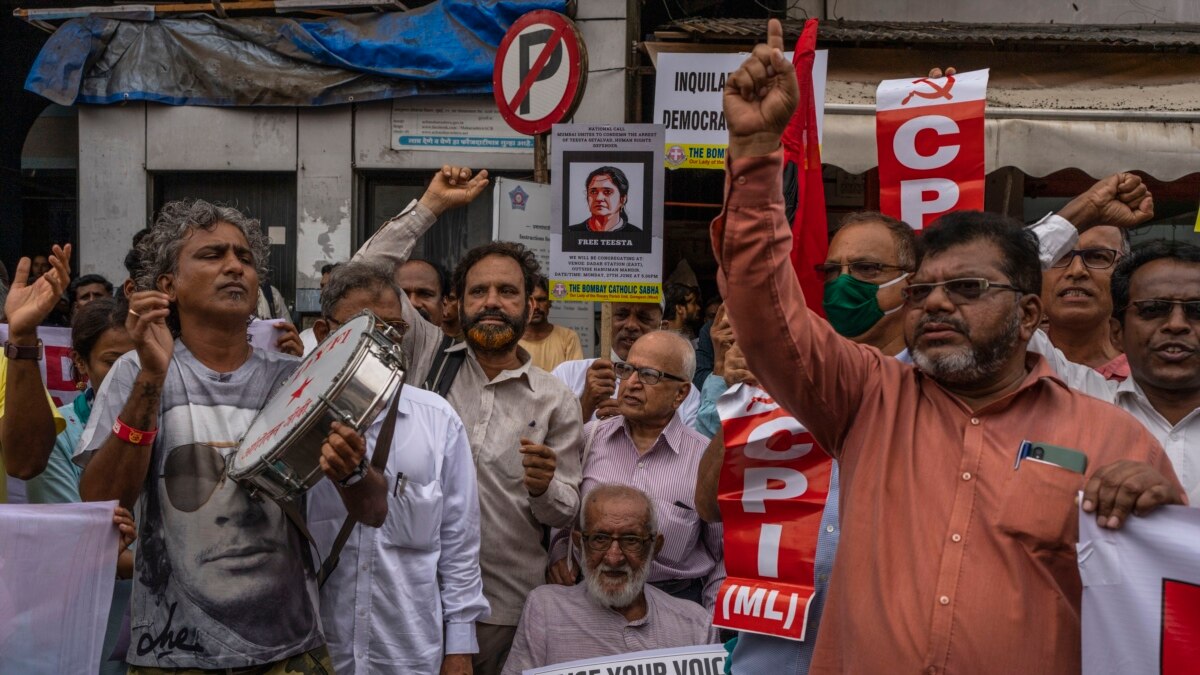 Protesters in India Call for Release of Anti-Modi Activist
